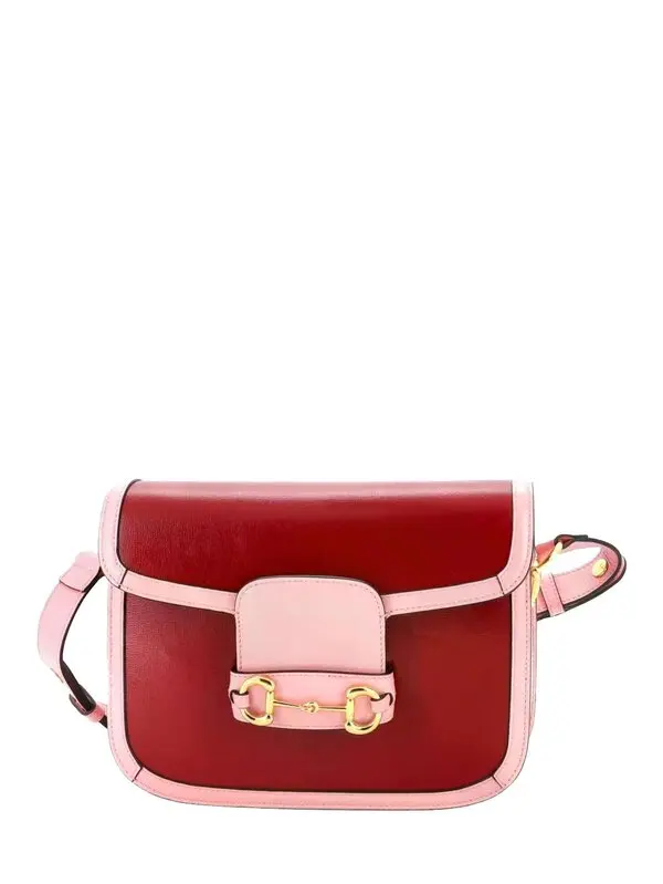 Gucci Horsebit 1955 Small Shoulder Bag - Red