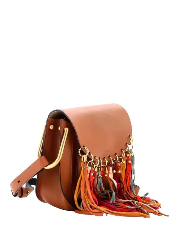 Chloé Hudson Small Shoulder Bag With Fringe - Brown