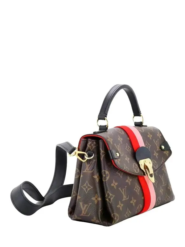 LOUIS VUITTON Georges Handbag Monogram Canvas Bb Satchel - Brown