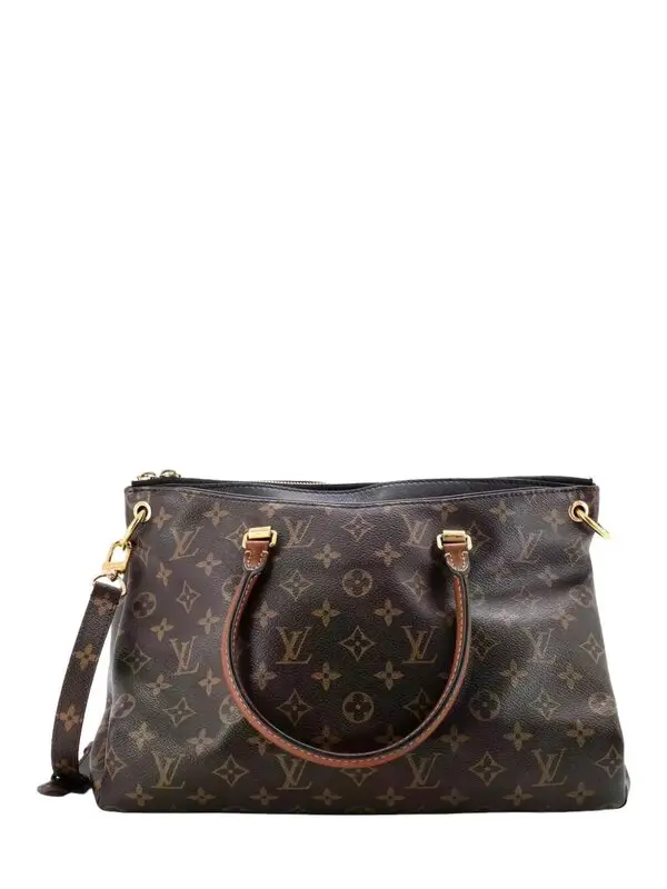 LOUIS VUITTON Pallas Tote Monogram Canvas - Brown