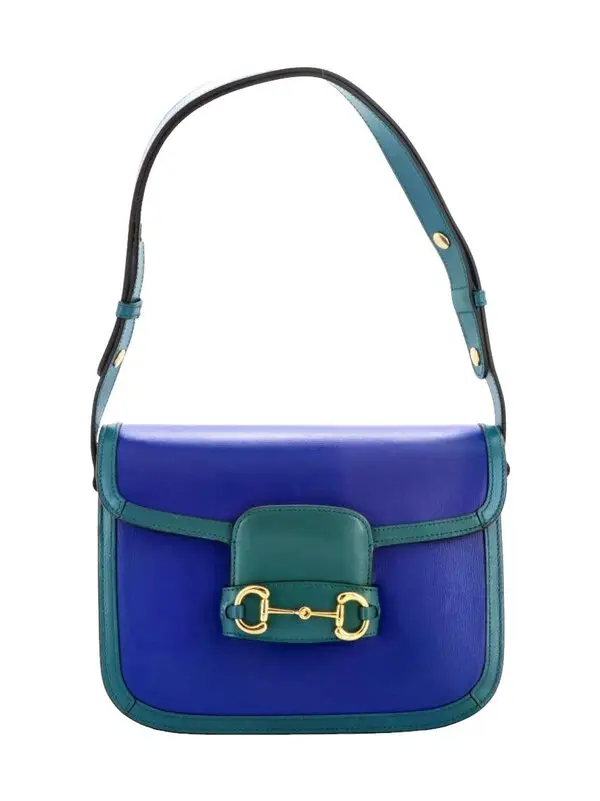 Gucci Horsebit 1955 Small Shoulder Bag - Blue