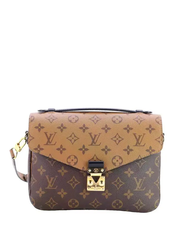 LOUIS VUITTON Pochette Metis Reverse Monogram Canvas - Brown