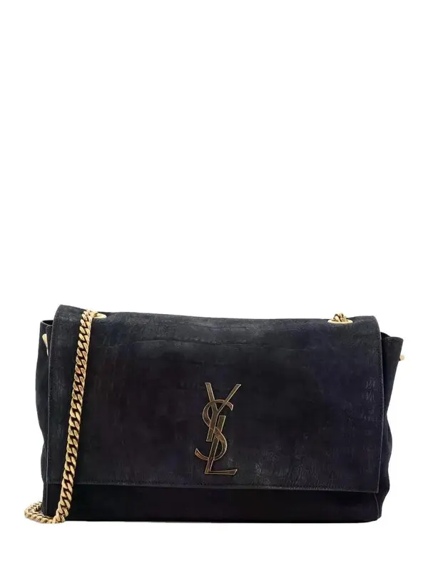 Saint Laurent Classic Monogram Reversible Shoulder Bag - Black