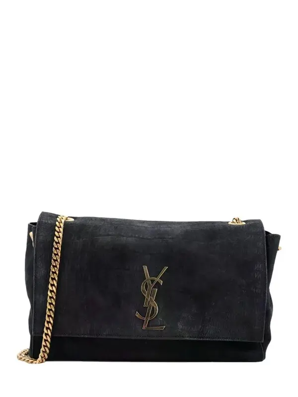 Saint Laurent Classic Monogram Reversible Shoulder Bag - Black