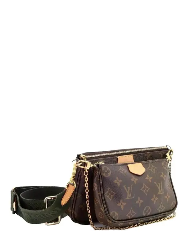 LOUIS VUITTON Multi Pochette Accessoires Monogram Canvas Crossbody Bag - Brown