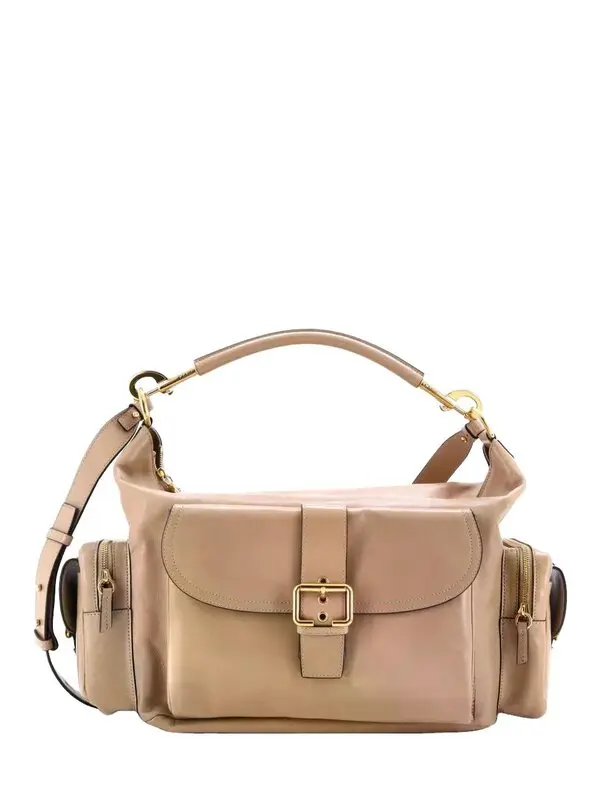 Chloé Camera Large Leather Shoulder Bag - Neutrals