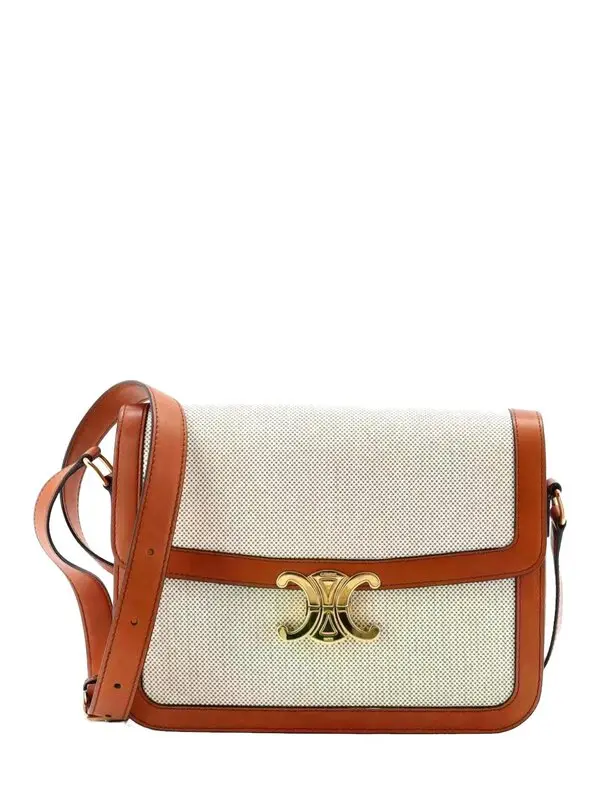 Celine Triomphe Medium Crossbody Bag - Brown