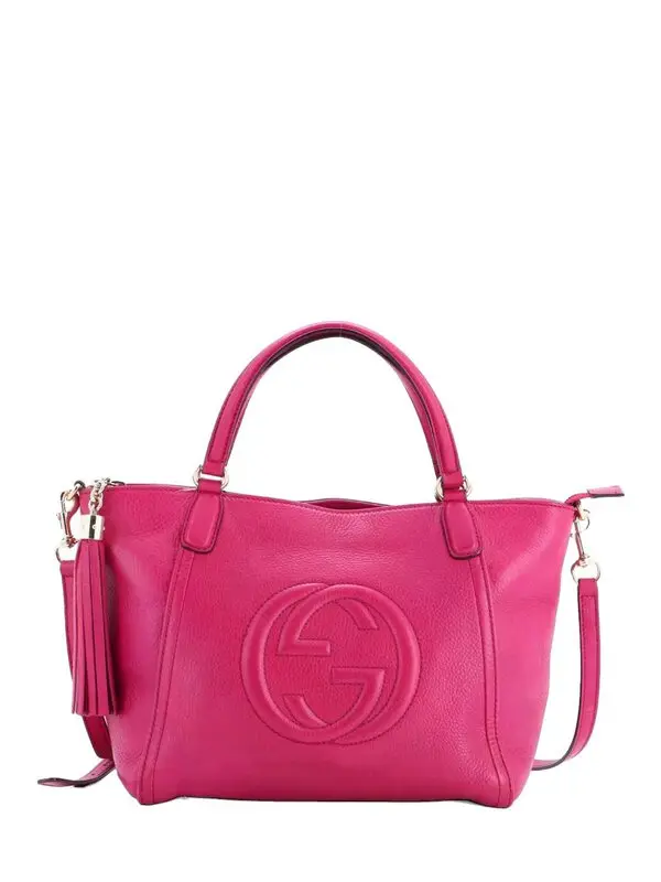 Gucci Soho Convertible Top Handle Satchel - Pink