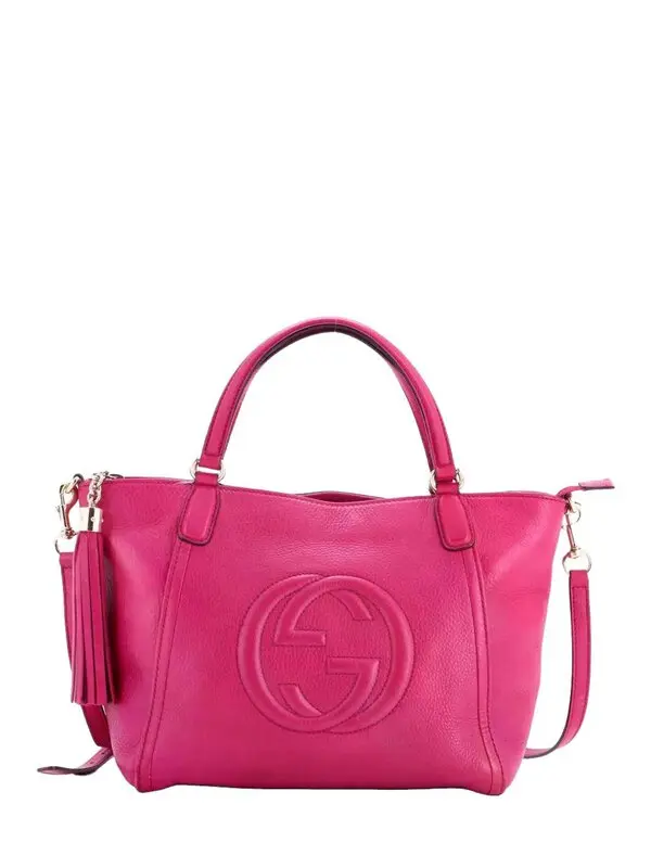 Gucci Soho Convertible Top Handle Satchel - Pink