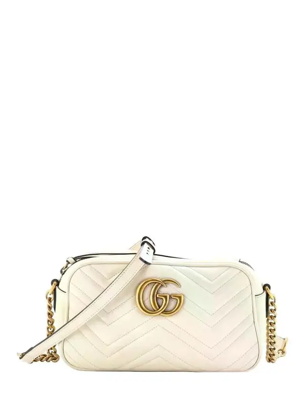 Gucci Gg Marmont Small Shoulder Bag - Neutrals
