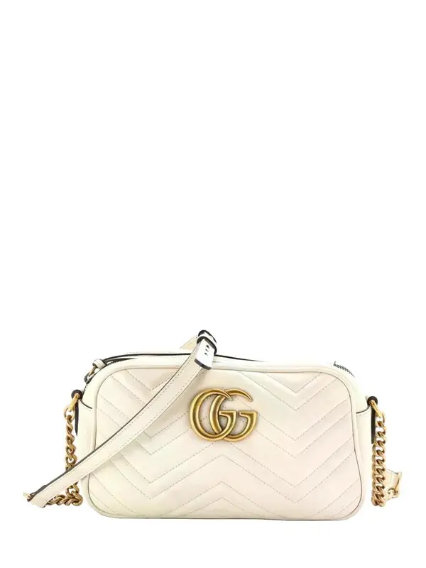 Gucci Gg Marmont Small Shoulder Bag - Neutrals