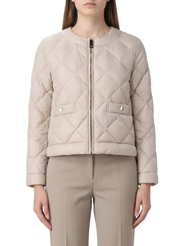 Max Mara Quilted Jacket - Beige