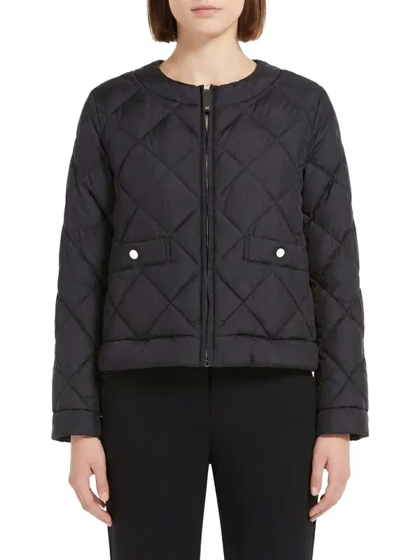 Max Mara Quilted Jacket - Black