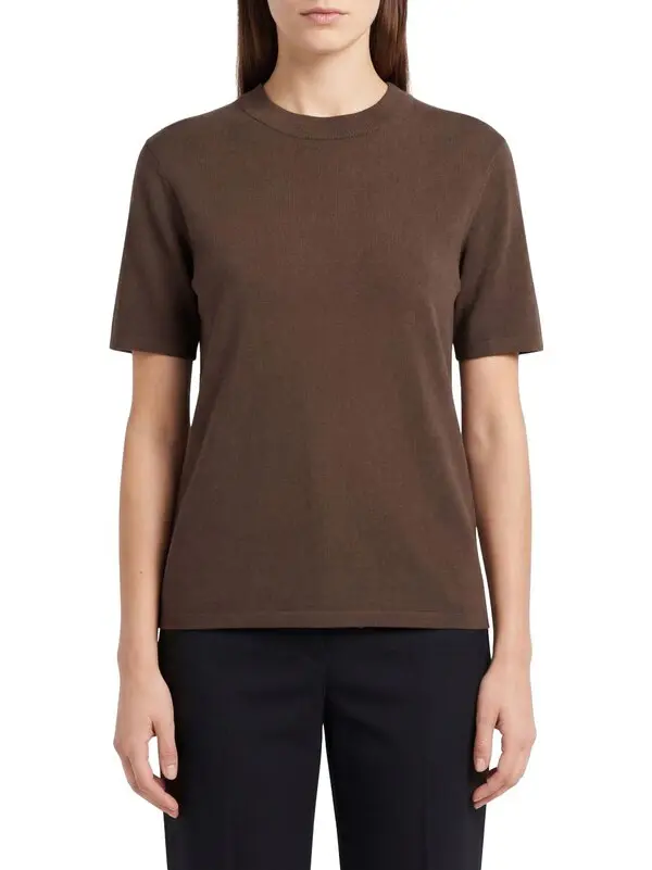 ENTIRE STUDIOS Essential Cotton T-shirt - Brown
