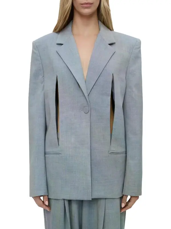 Christopher Esber Slashed Blazer - Blue