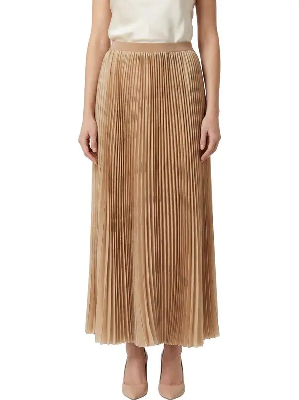 Fabiana Filippi Pleated Skirt - Beige