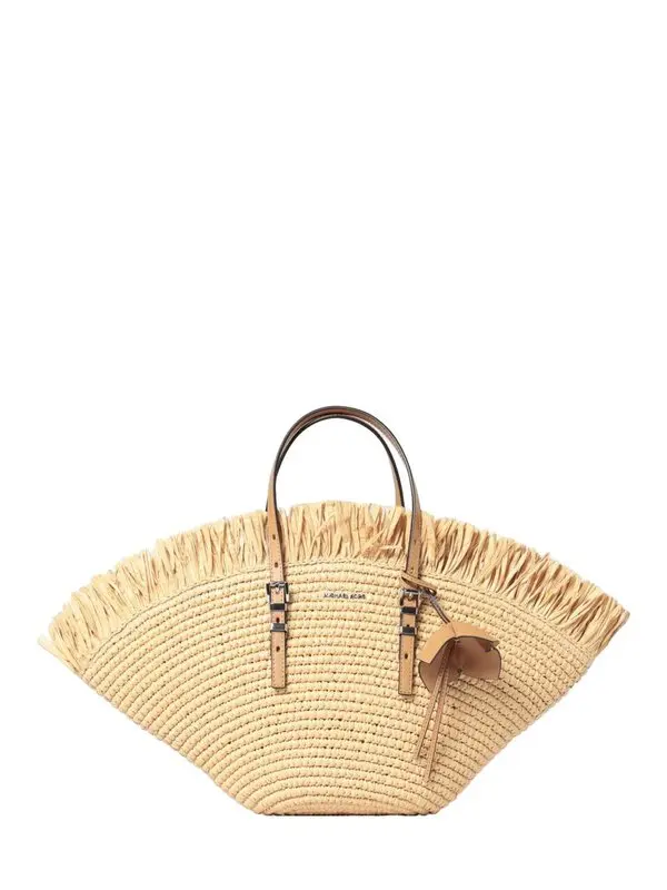 Michael Kors Raffia Handbag - Beige