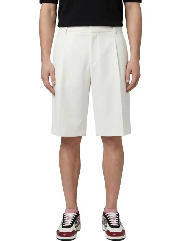 Casablanca Pleated Shorts - White