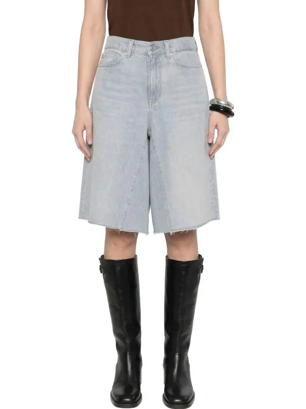 Our Legacy Cotton Denim Shorts - Blue