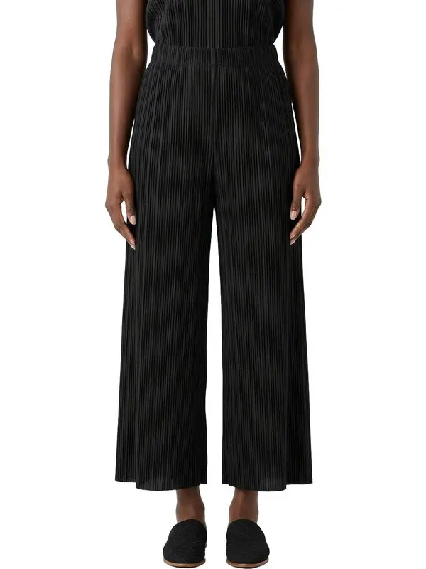 Issey Miyake Pleated Trousers - Black