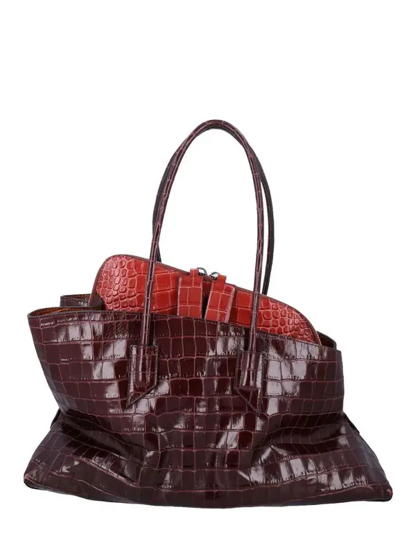 Attico Shoulder Bag - Burgundy