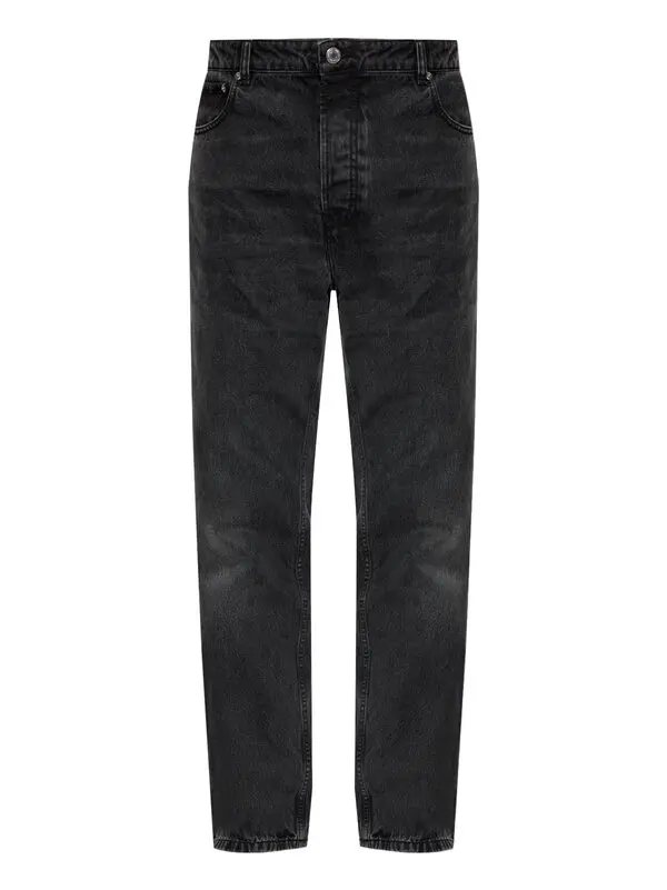 Ami Wide-leg Jeans - Black
