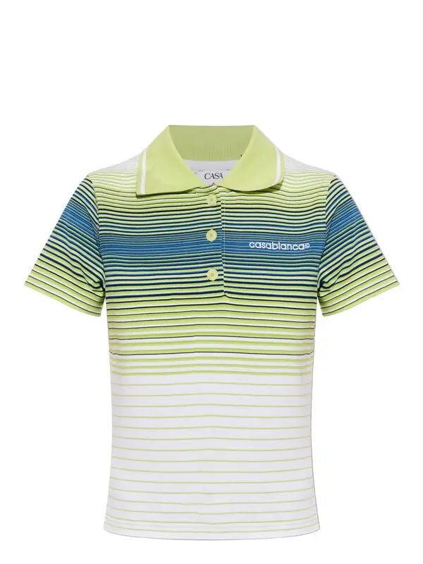 Casablanca Logo Polo Shirt - Green