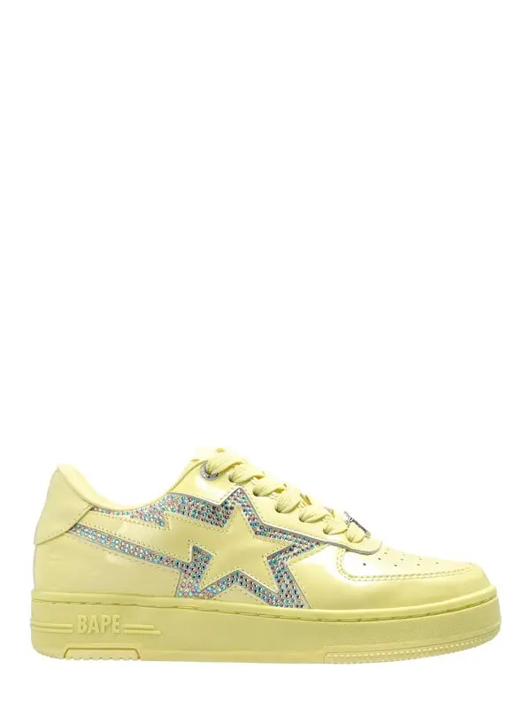 A BATHING APE Logo-embellished Sports Shoes - Yellow