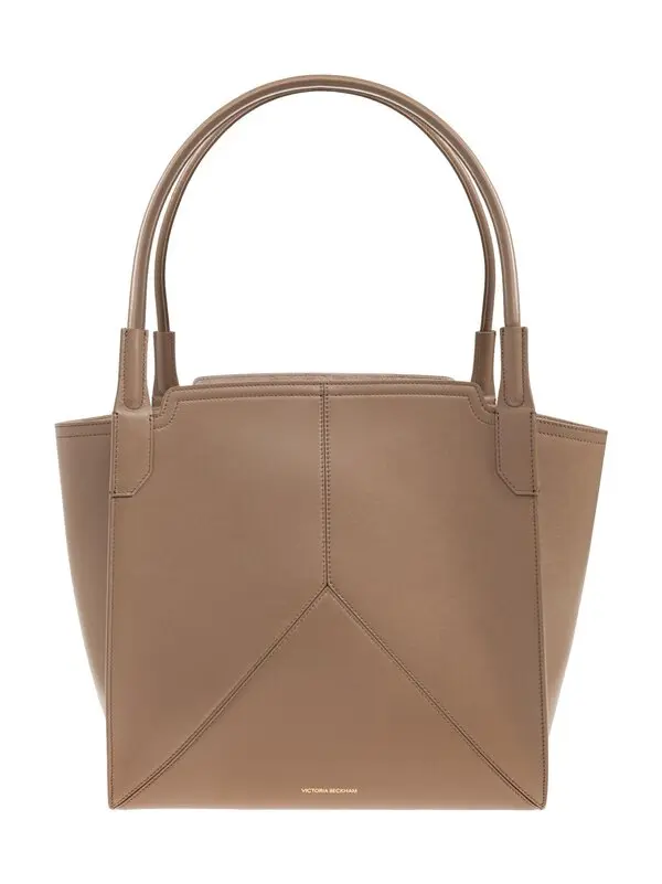 Victoria Beckham Leather Shopper Bag - Brown