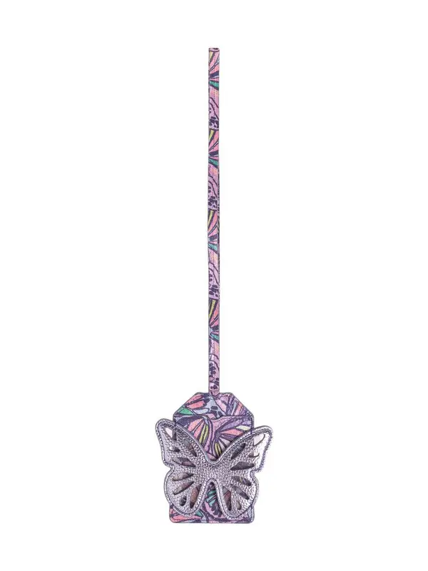 Kurt Geiger Suitcase Tag With Butterfly Motif - Purple