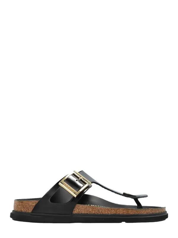 BIRKENSTOCK Gizeh Buckled Flip-flops - Black