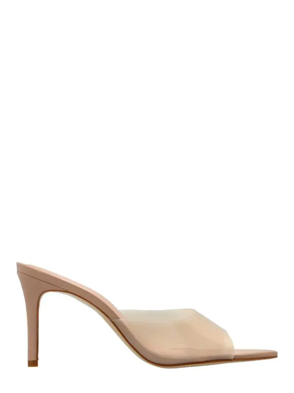 BLACK SUEDE STUDIO Belle Heeled Mules - Beige