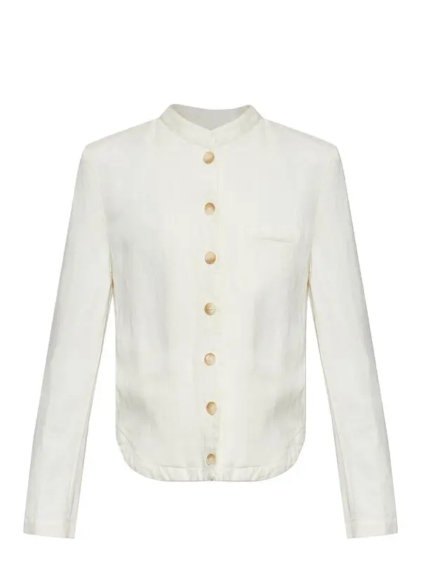 Emporio Armani Jacket With Pocket - Cream