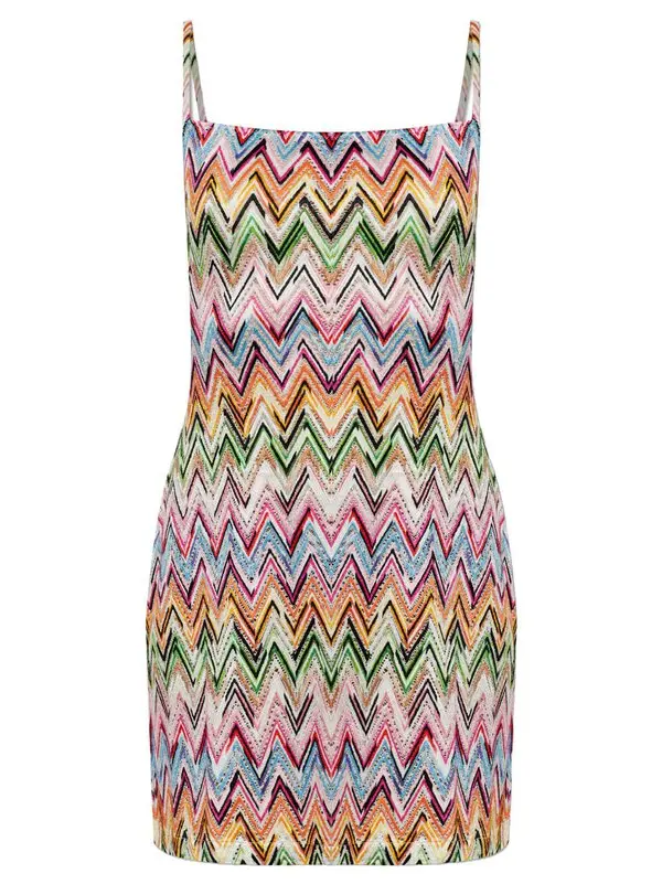 Missoni Off-shoulder Mini Dress - Multicolour