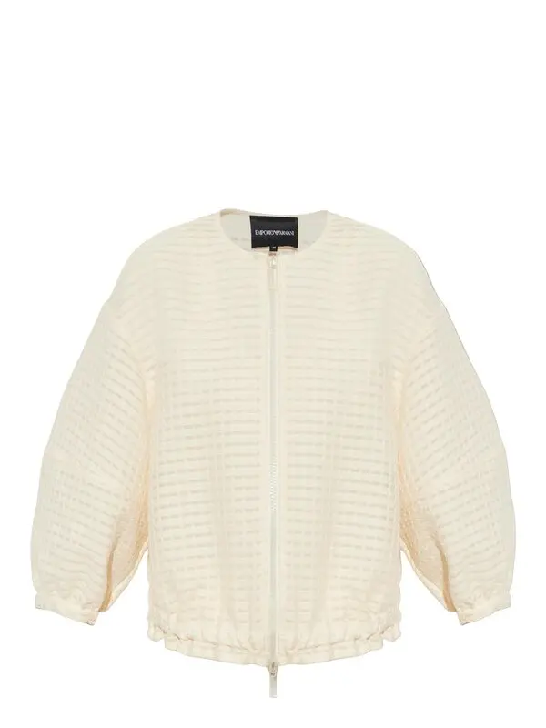 Emporio Armani Textured Jacket - Yellow