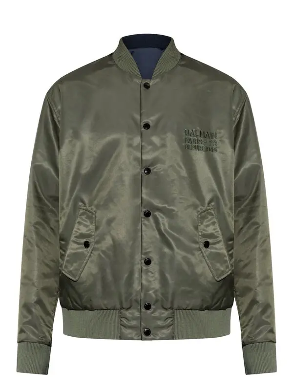Balmain Reversible Bomber Jacket - Green