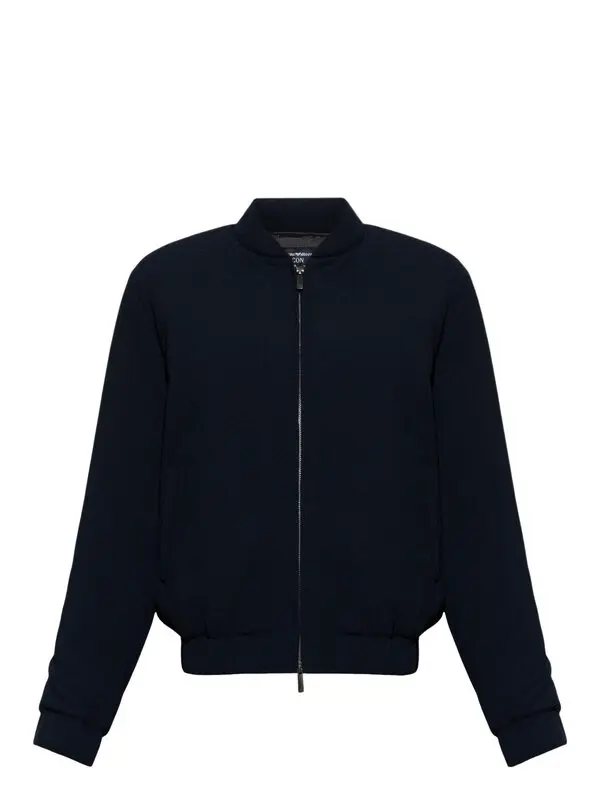Emporio Armani Jacket With Pockets - Navy Blue