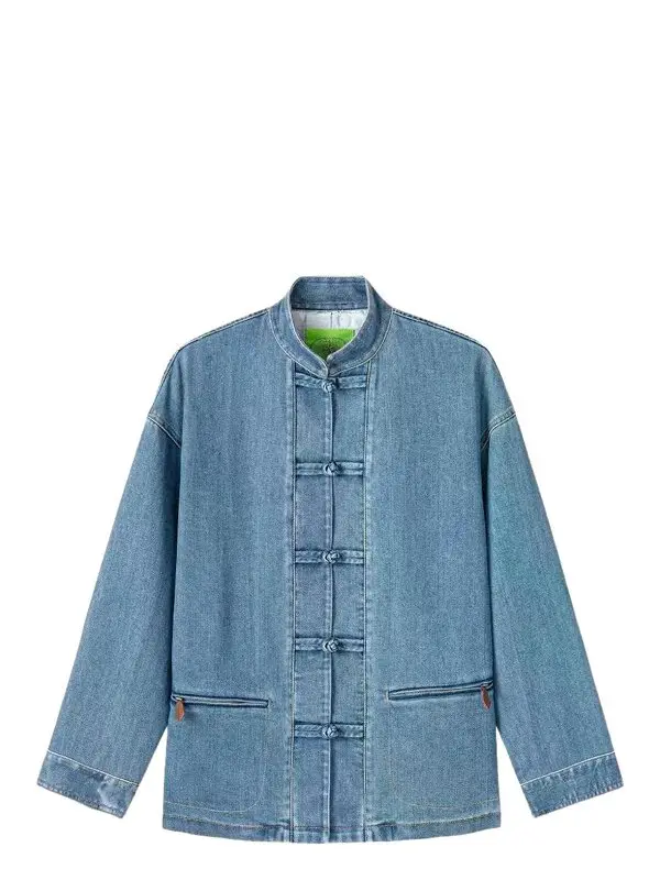 Shanghai Tang Button Jacket - Blue