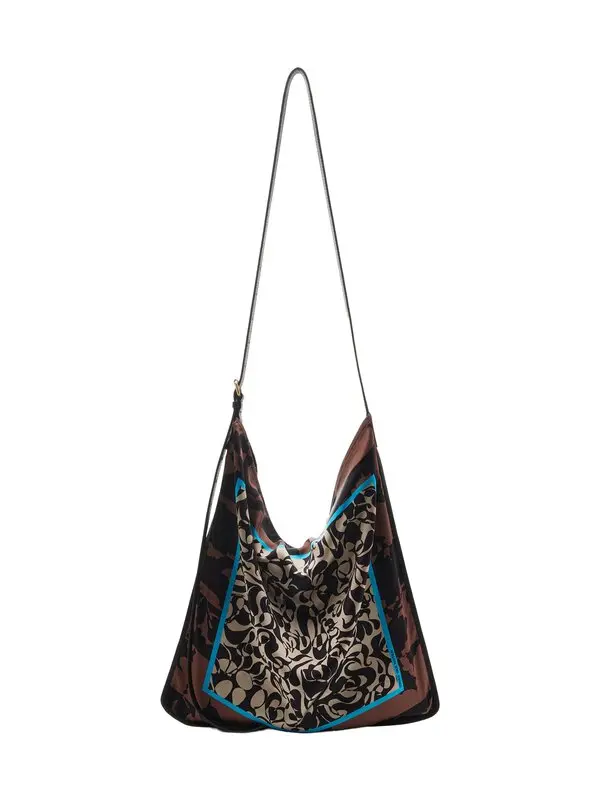 Dries Van Noten Scarf Large Shoulder Bag - Multi