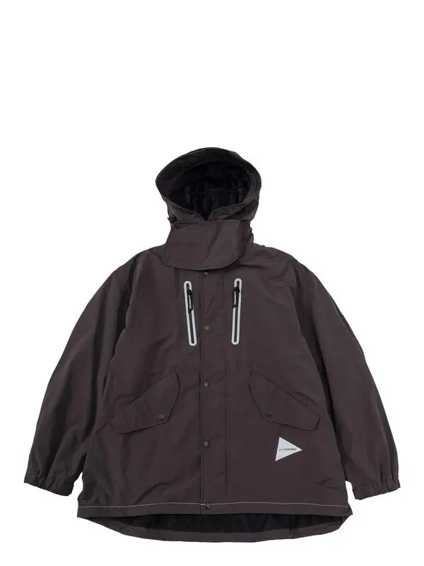 AND WANDER Fishtail Octa Coat - Brown