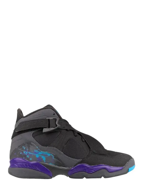 JORDAN 8 Gs Aqua Sneakers - Black