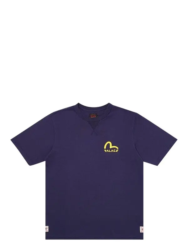 PALACE X Evisu T-shirt - Blue