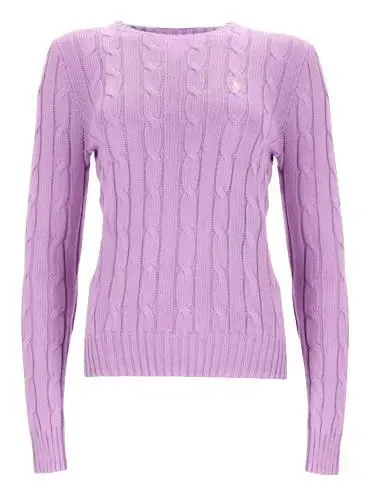 Polo Ralph Lauren Pima Cotton Julianna Long Sleeve Pullover - Bright Aster