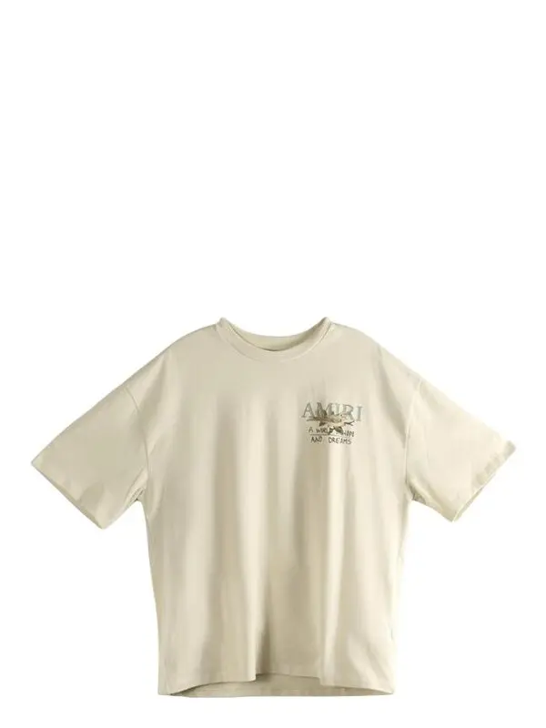 Amiri Hope And Dreams Os T-shirt - Alabaster