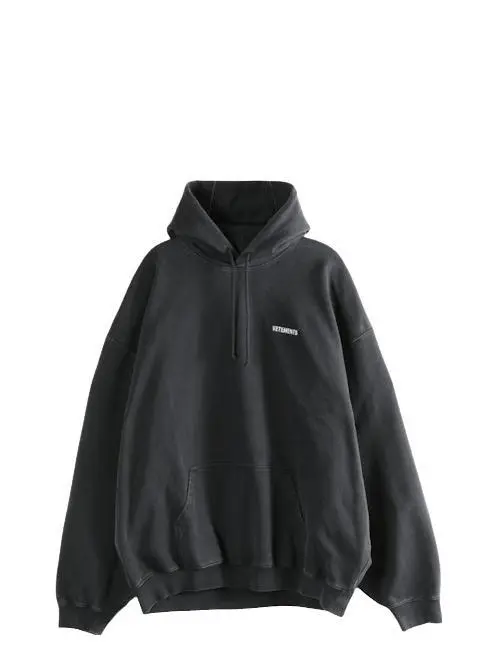 Vetements Iconic Logo Hoodie - Black