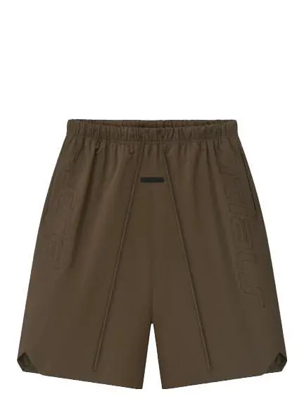 Fear Of God Essentials Active Trace Relaxed Short - Brown