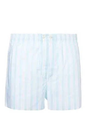 Derek Rose Classic-fit Cotton Boxer Shorts - Blue