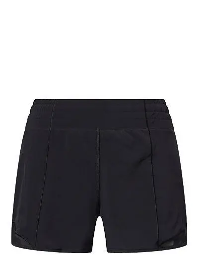 Lululemon Hotty Hot 4” Regular-fit Stretch-woven Shorts - Black