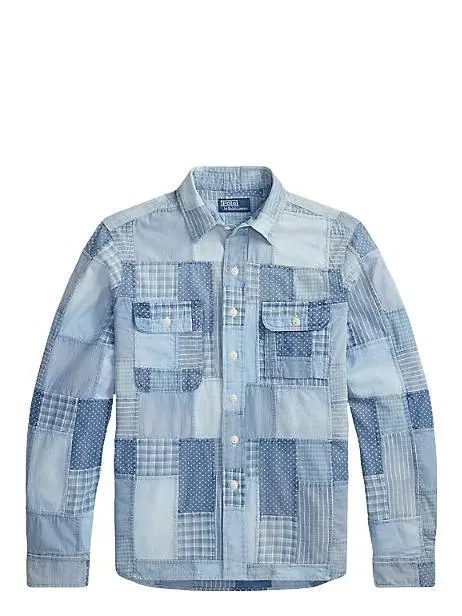 Polo Ralph Lauren Patchwork Classic-fit Cotton Shirt - 7151 Indigo Patchwork