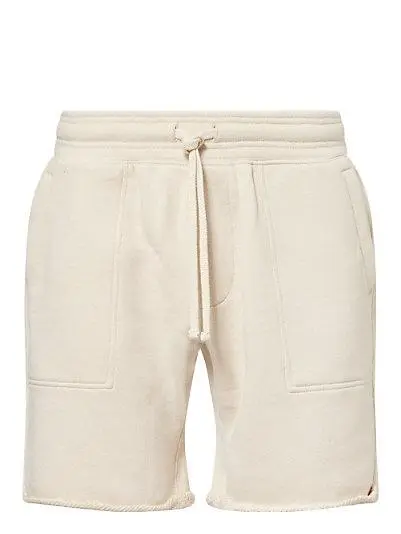 Paige Cotton-jersey Shorts - Washed Vanilla Bean